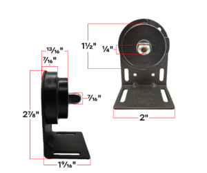 Mecho/5 Roller Shade Standard Bracket Chain Drive - BlindParts.com