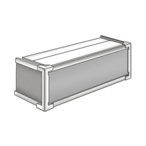 Square Corner Dust Cover Valance - BlindParts.com