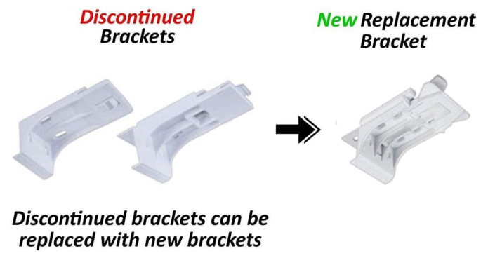Hunter Douglas Heavy Duty Metal Silhouette Bracket (Pack of 2) kit 9125 ...