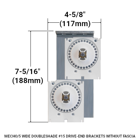 Mecho 5 Roller Shade Standard Idle End Tube Plug | BlindParts.com