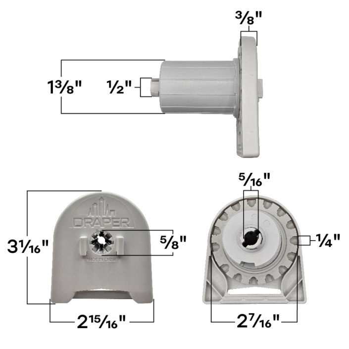 Draper Roller Shade Parts - BlindParts.com