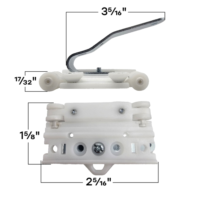 Drapery Carriers & Slides Archives - BlindParts.com