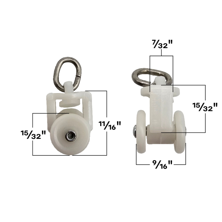 Drapery Roller Track Carrier - BlindParts.com
