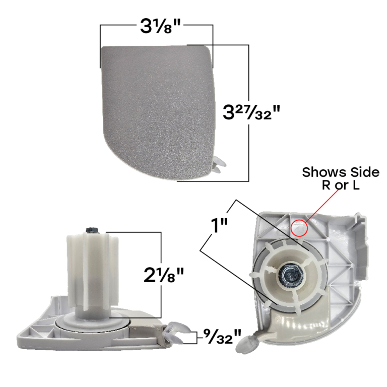 Roman Shade Cord Lock Idler - BlindParts.com