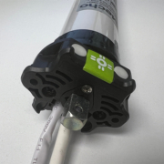 Motorized blinds, shades, draperies, shutters, parts