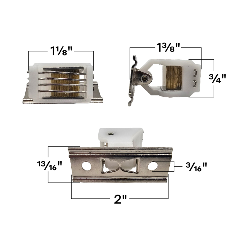 Roman Shade Cord Lock Idler - BlindParts.com